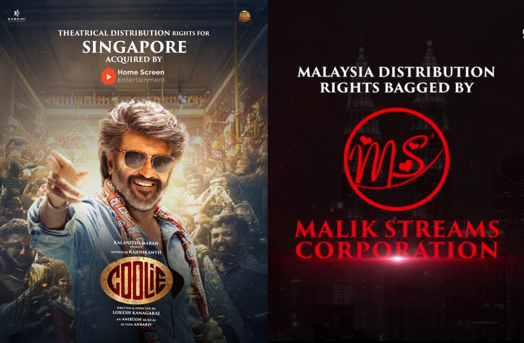 Coolie distributors overseas: Updated List Tamil Movie, Music Reviews and News